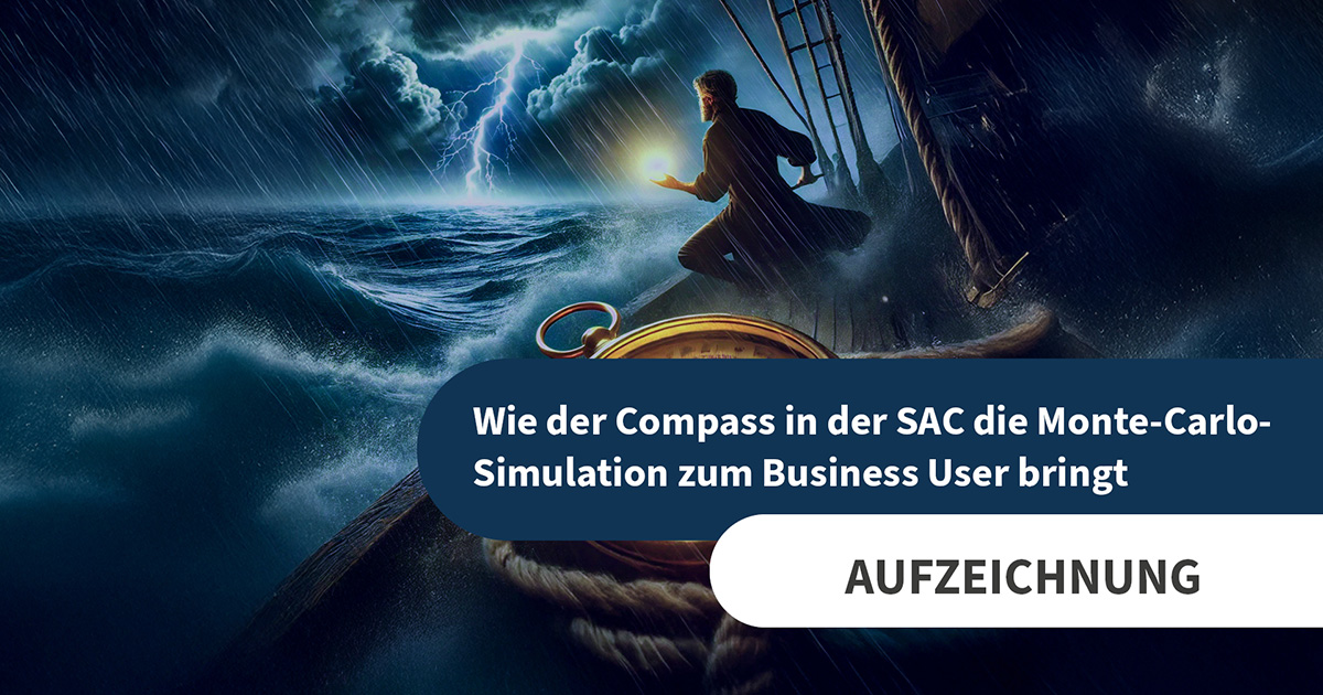 Aufzeichnung des Webinars SAP Compass in SAP Analytics Cloud
